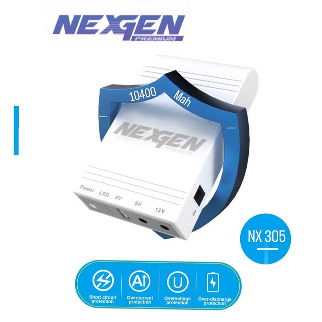 Nexgen Router UPS NX305 (10400mAh) | Best Price in Nepal